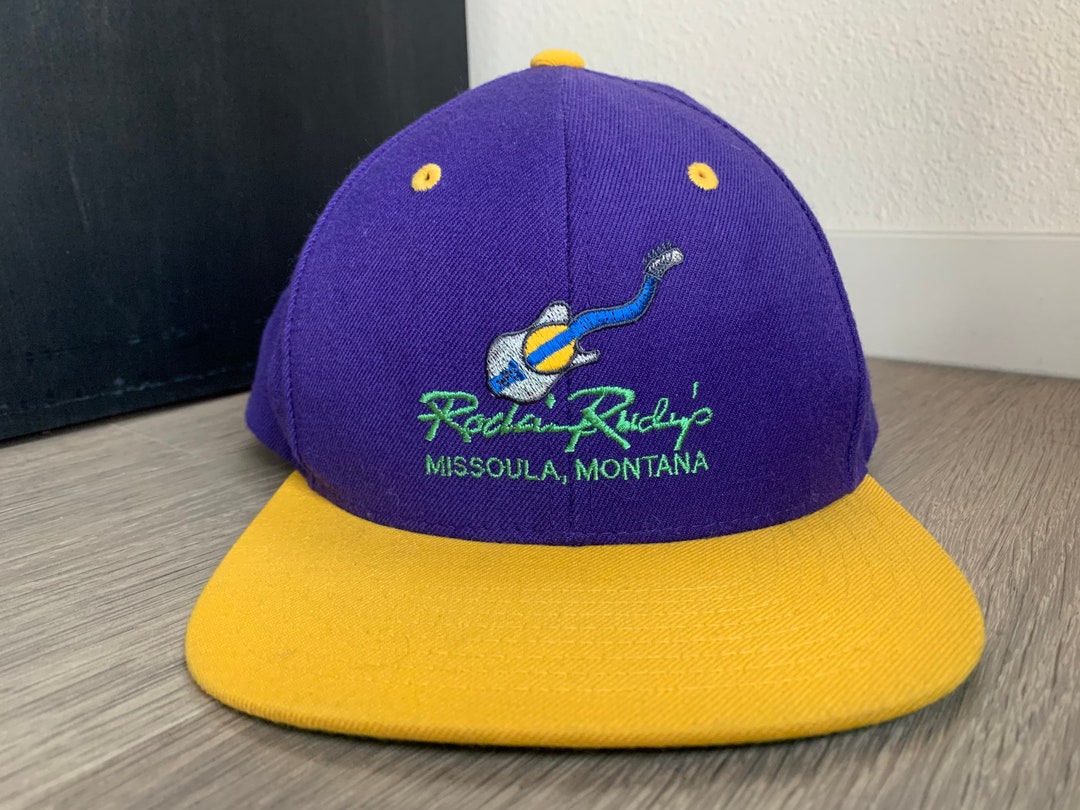 Vintage Rockin Rudy's Missoula Montana Record Store Purple Snapback - Etsy