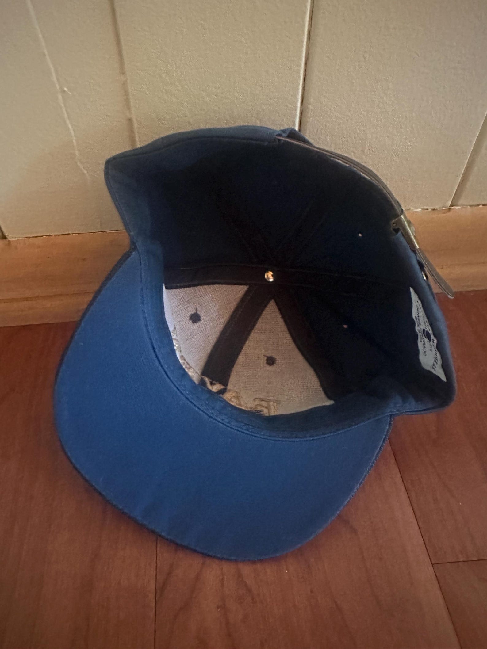 Vintage Navy Blue Raven Golf Club Leather Strap Back Hat - Etsy