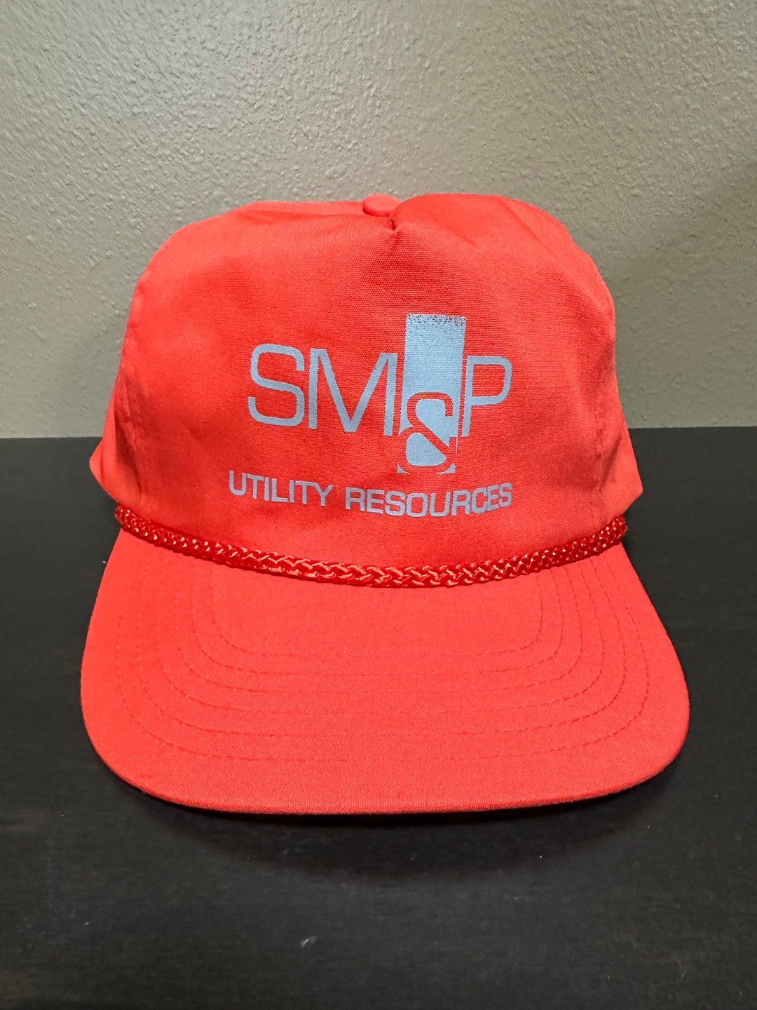 Vintage SM&P Utility Resources Rope Nylon Orange Slide Clasp Hat - Etsy