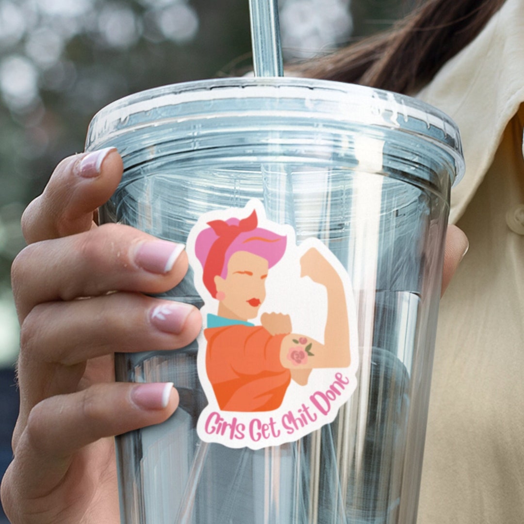 Get Shit Done Sticker We Can Do It Cute Funny Sticker for - Etsy