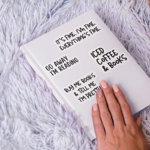 Buy Me Books Tell Me Im Pretty Sticker, Kindle Bookish Sticker, Booktok ...