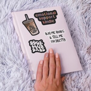 Buy Me Books Tell Me Im Pretty Sticker, Kindle Bookish Sticker, Booktok ...
