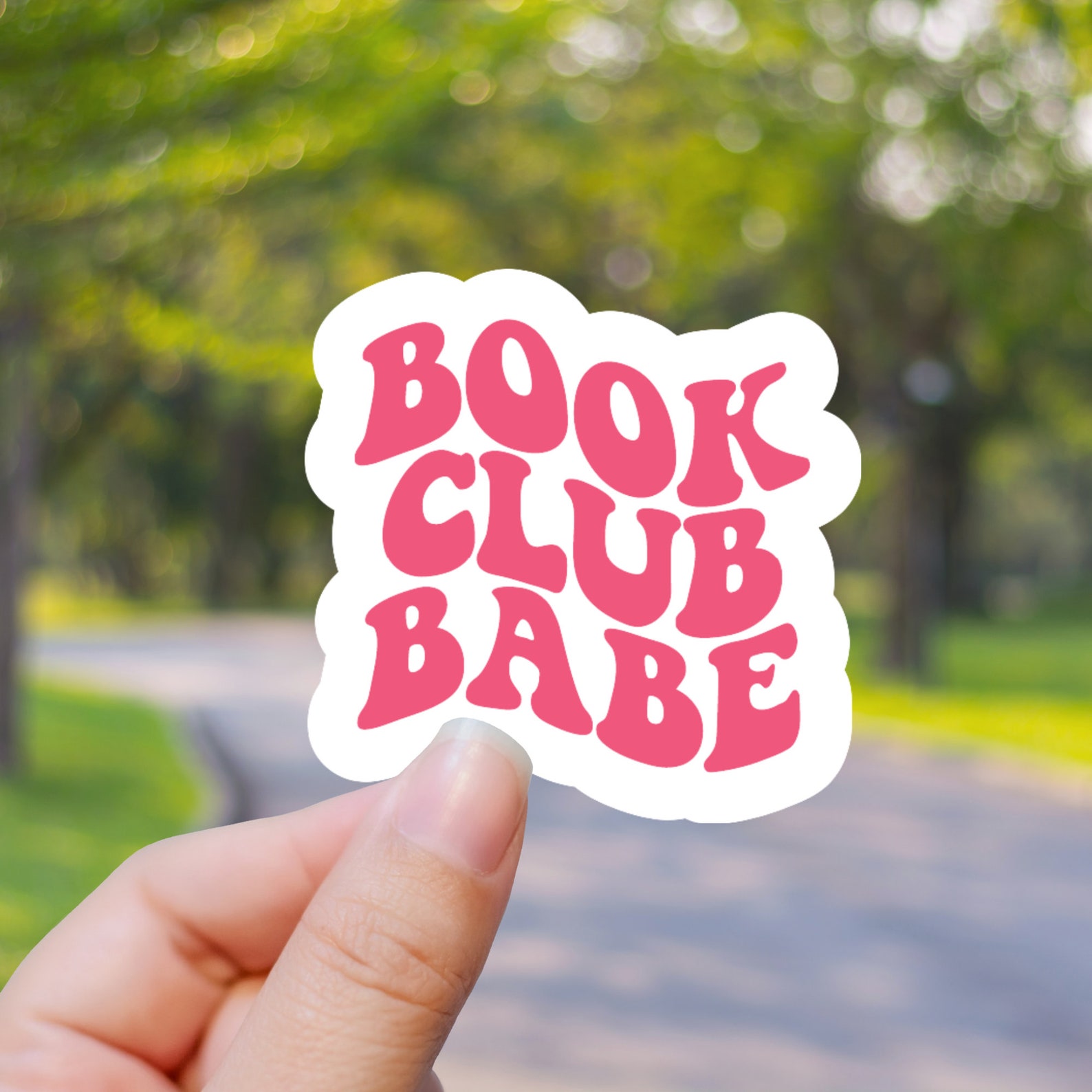 Book Club Babe Sticker Bookish Reader Sticker Book Club - Etsy