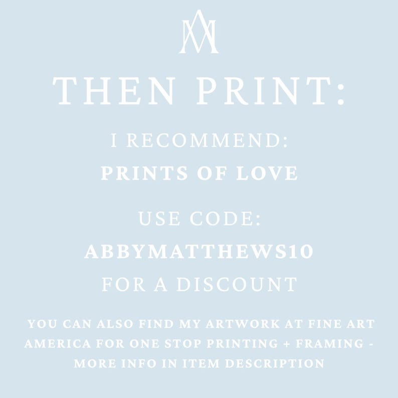 Abstract Coastal Grandmillennial Art: Modern Southern Hand Painted ...