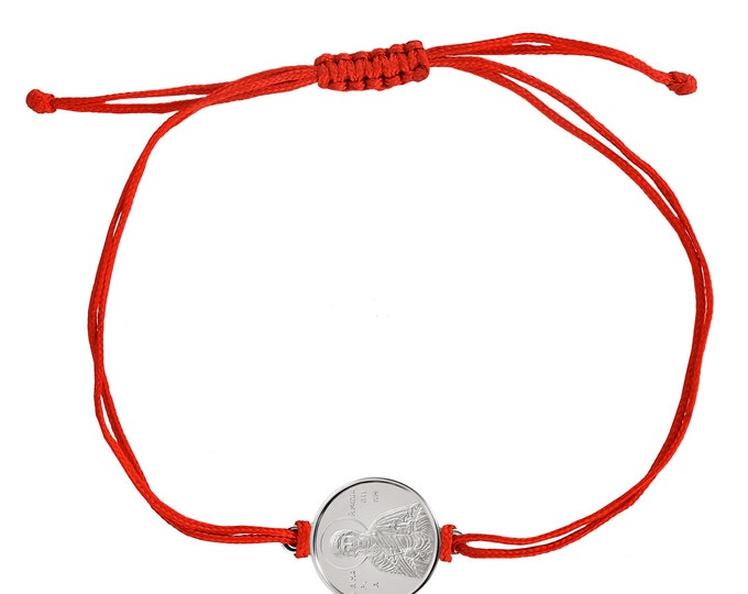 Saint Mary Magdalene Red String Adjustable Bracelet with Fine | Etsy