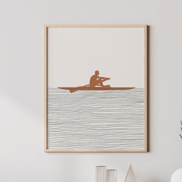 Rowing Art - Etsy