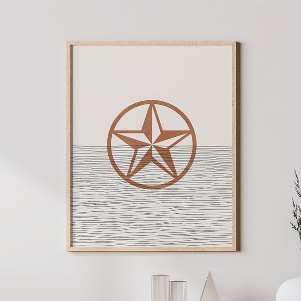 Star Print - Etsy