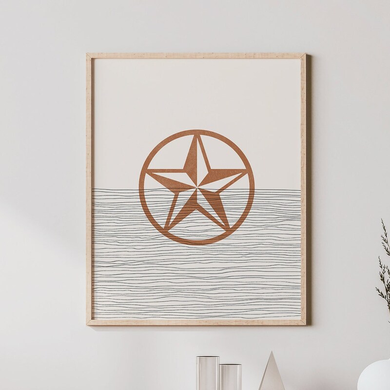 Star Print - Etsy