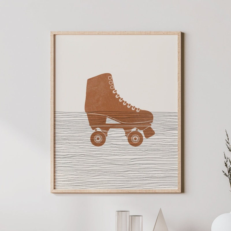Roller Skate Poster - Etsy