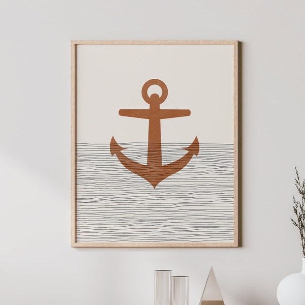 Anchor Print - Etsy