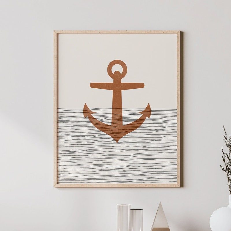 Anchor Print - Etsy