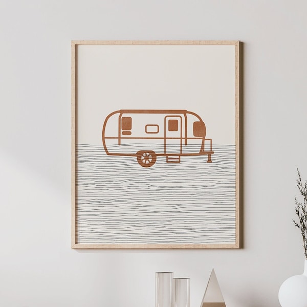 Camper Print - Etsy