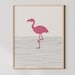 Boho Flamingo Print - Flamingo Wall Art / Decor, Minimalist Poster ...