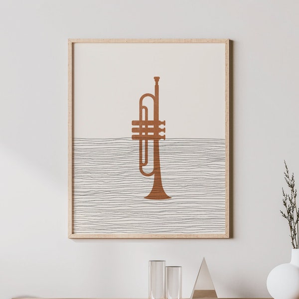 Trumpet Art - Etsy