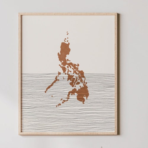Philippines Print Boho Philippines Wall Art and Decor - Etsy