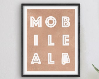 Mobile Al Poster - Etsy