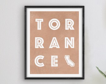 Torrance Ca Sign - Etsy
