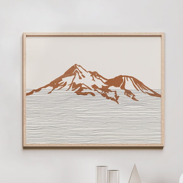 Mount Shasta Outline - Etsy