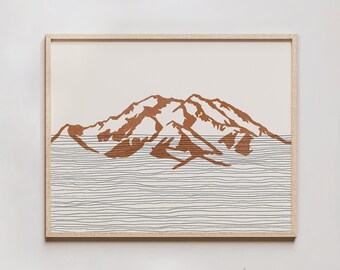 Mount Denali Poster - Etsy