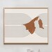 Abstract Line Map of Iran Iran Art Print, Iran Map / Wall Art ...