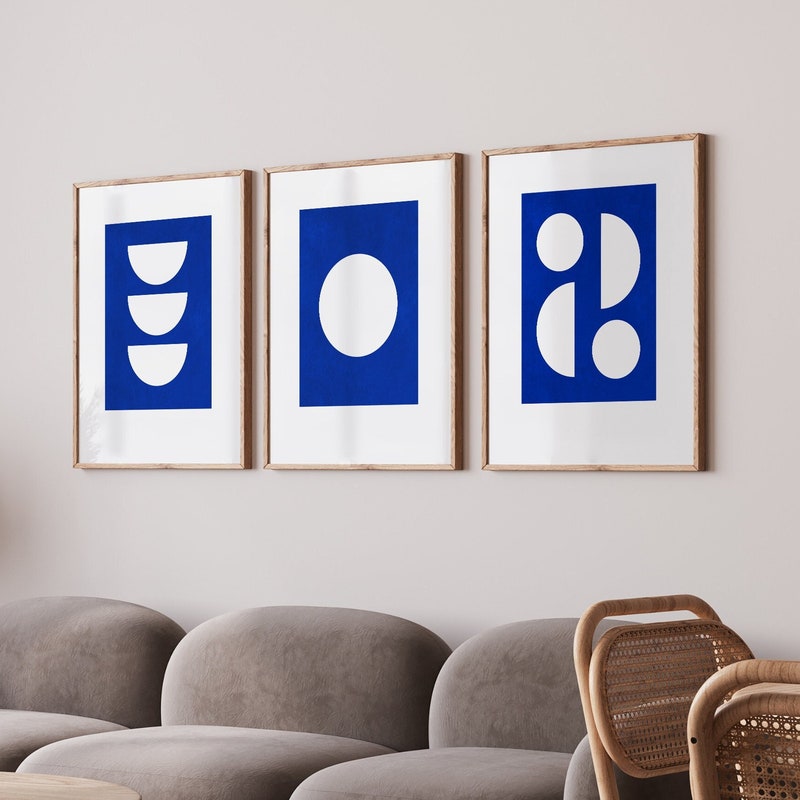 Royal Blue Wall Art - Etsy