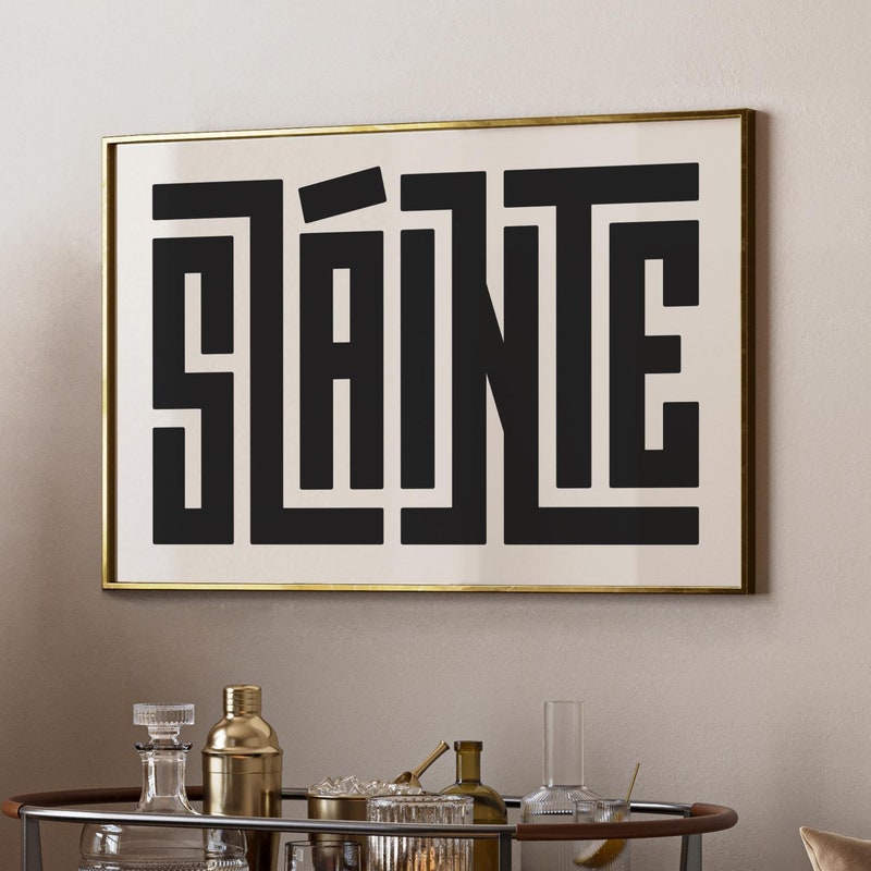 Slainte Print - Etsy