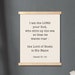 Stirs up the Sea - Isaiah 51:15 Hanging Canvas - Bible Verse Wall Art ...