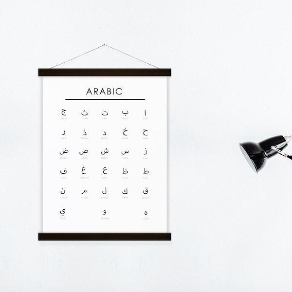 Arabic Alphabet - Etsy
