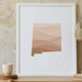 New Mexico Boho Wall Art - New Mexico Mid Century Modern Wall Art ...