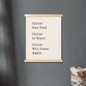 Christ Has Died, Christ is Risen, Christ Will Come Again - Memorial ...