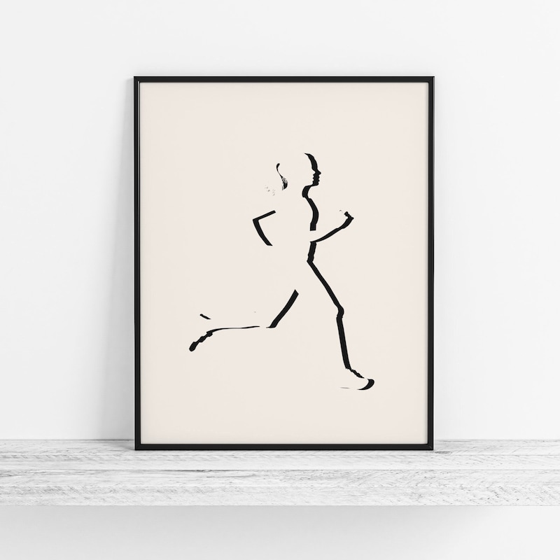 Running Art - Etsy