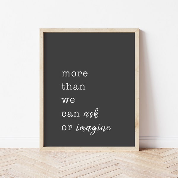 Ephesians 3 20 - Etsy