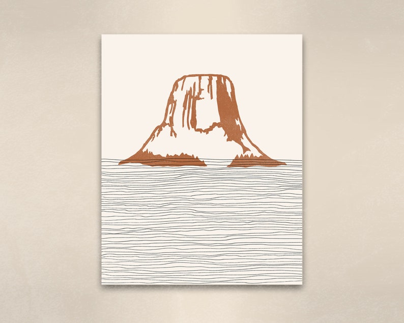 Devils Tower Art Print - Devil's Tower National Monument, Wyoming ...