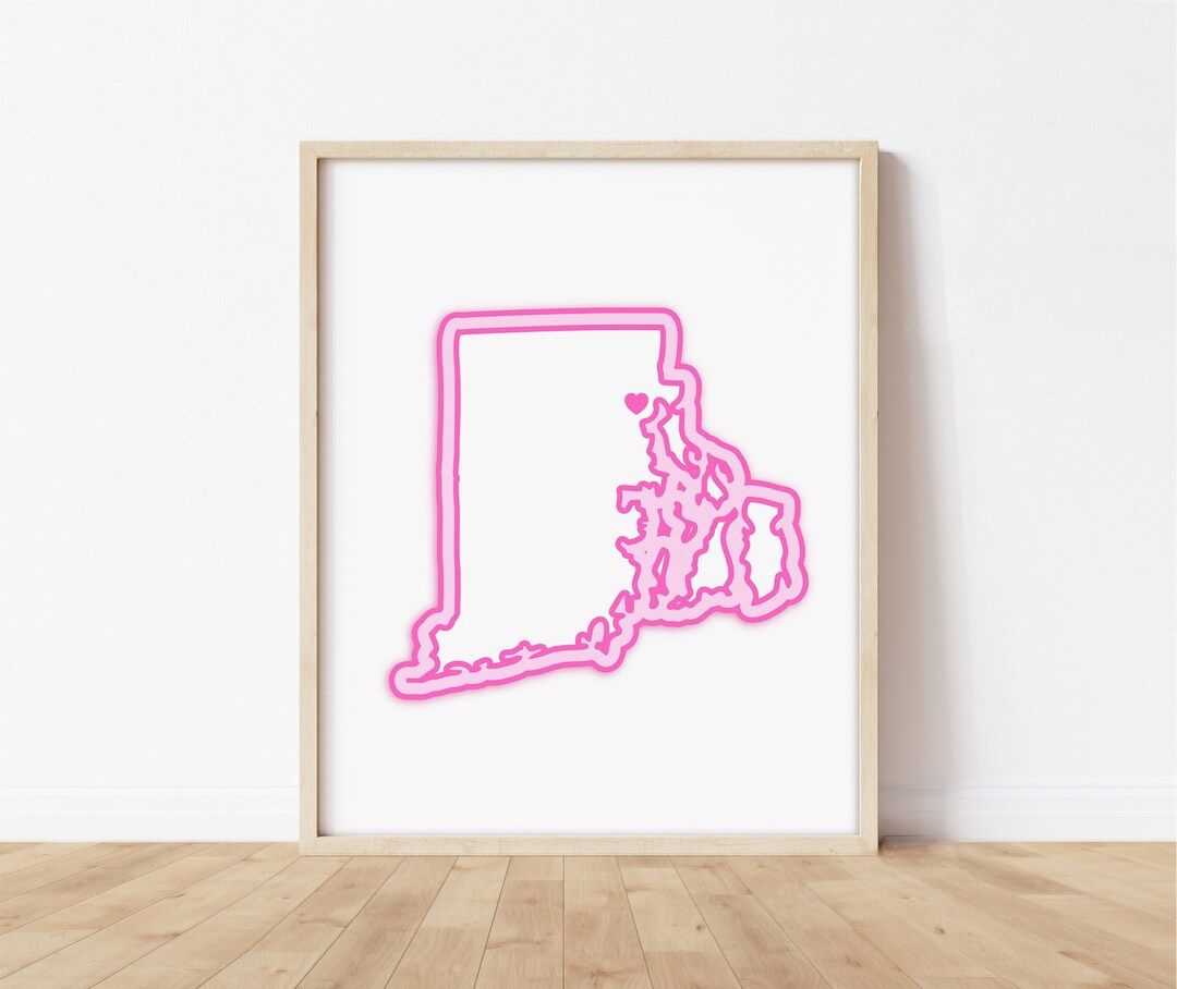 Providence Rhode Island Art Map With Heart Pink Providence - Etsy Providence Rhode Island Art Map With Heart Pink Providence - Etsy