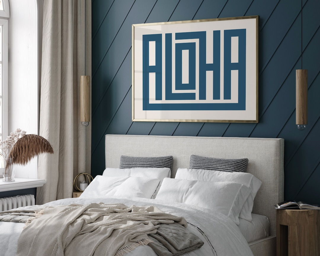 Aloha Wall Art - Hawaii Art Print, Aloha Typography Poster - Coastal ...