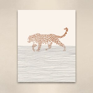 Boho Cheetah Print - Cheetah Wall Art / Decor, Minimalist Poster ...