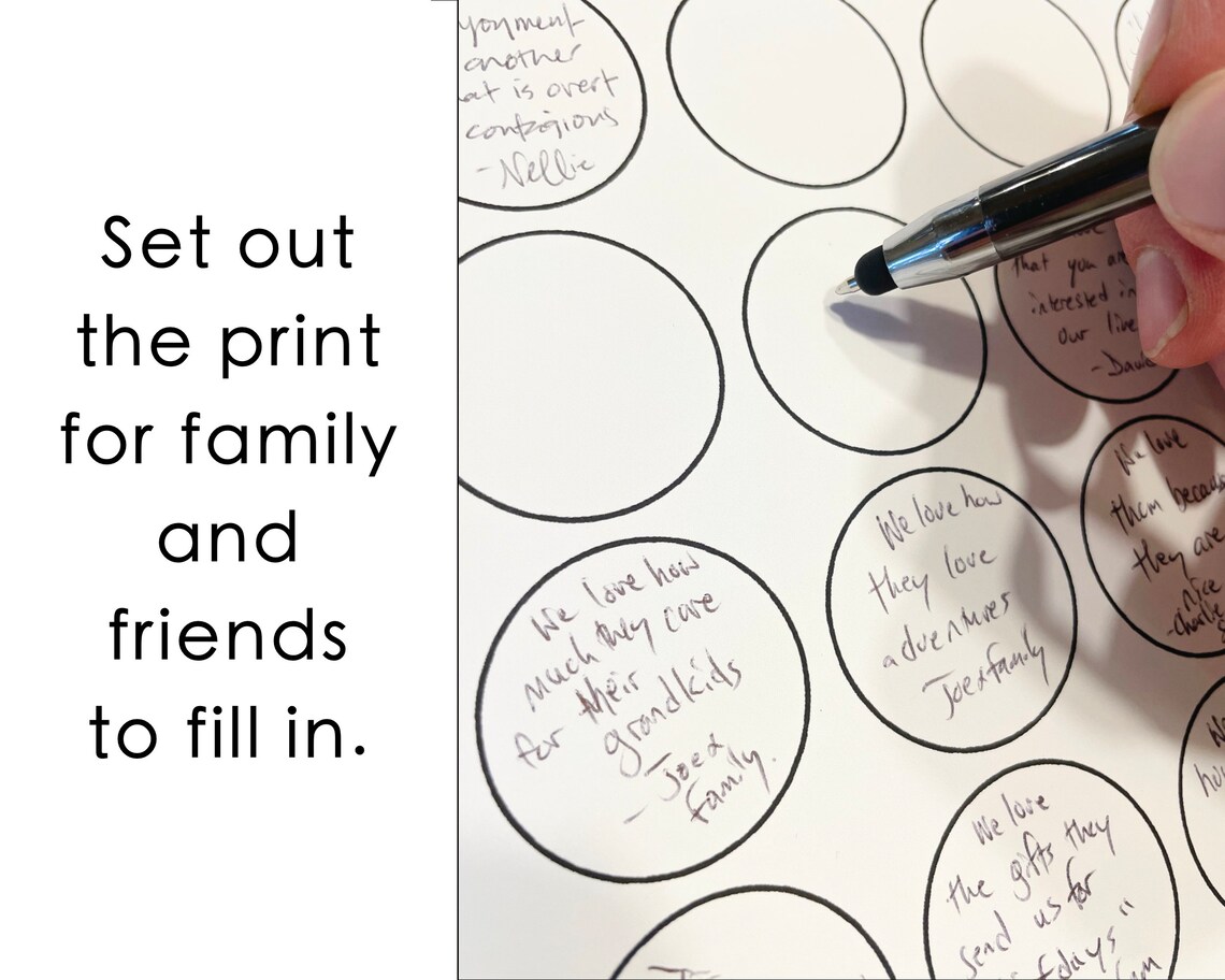 30th Birthday Gift for Her - 30 Things We Love About You - Birthday ...