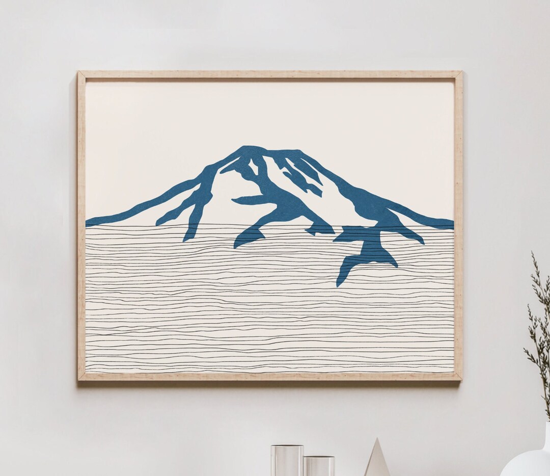 South Sister Mountain Art Print - Cascade, Oregon - South Sister ...