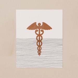 Medical Art - Medical Wall Art / Room Decor, Healthcare Poster, Boho ...
