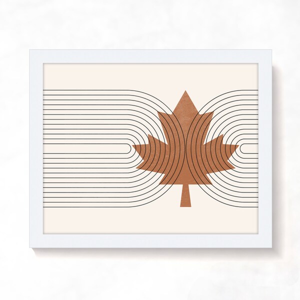 Maple Leaf Print - Etsy