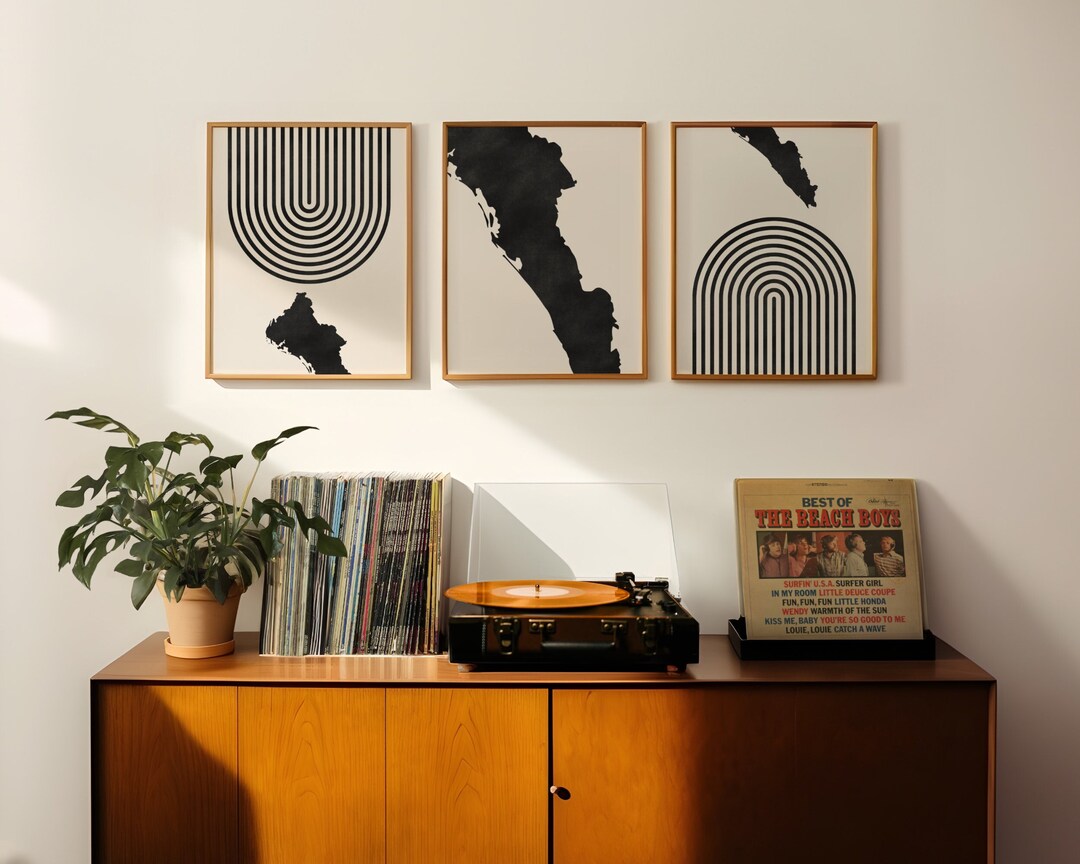Sinaloa Art Print - Mid Century Modern Sinaloa, Mexico Map - Wall Art ...