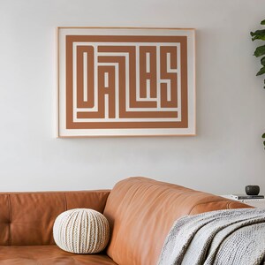 Dallas Art - Dallas Typography Design, Dallas Texas Wall Art / Poster ...