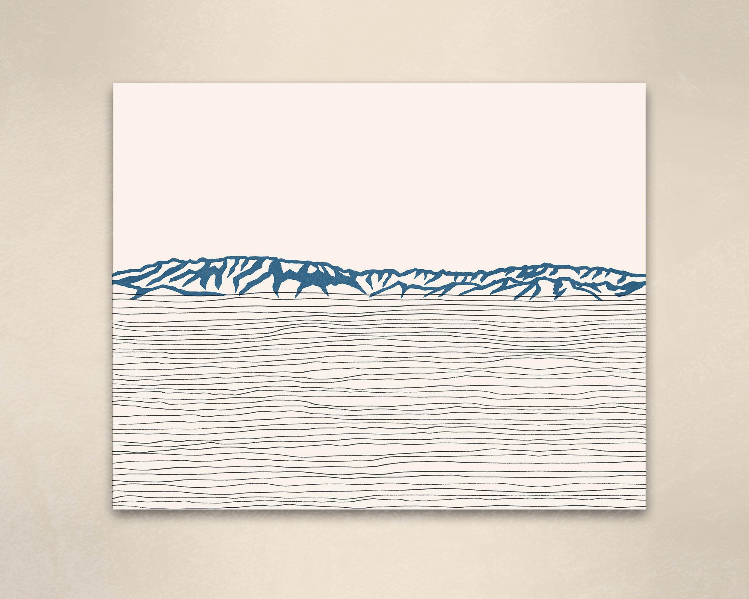 Boho Sandia Mountains Art Print - Albequerque, New Mexico - Sandia ...
