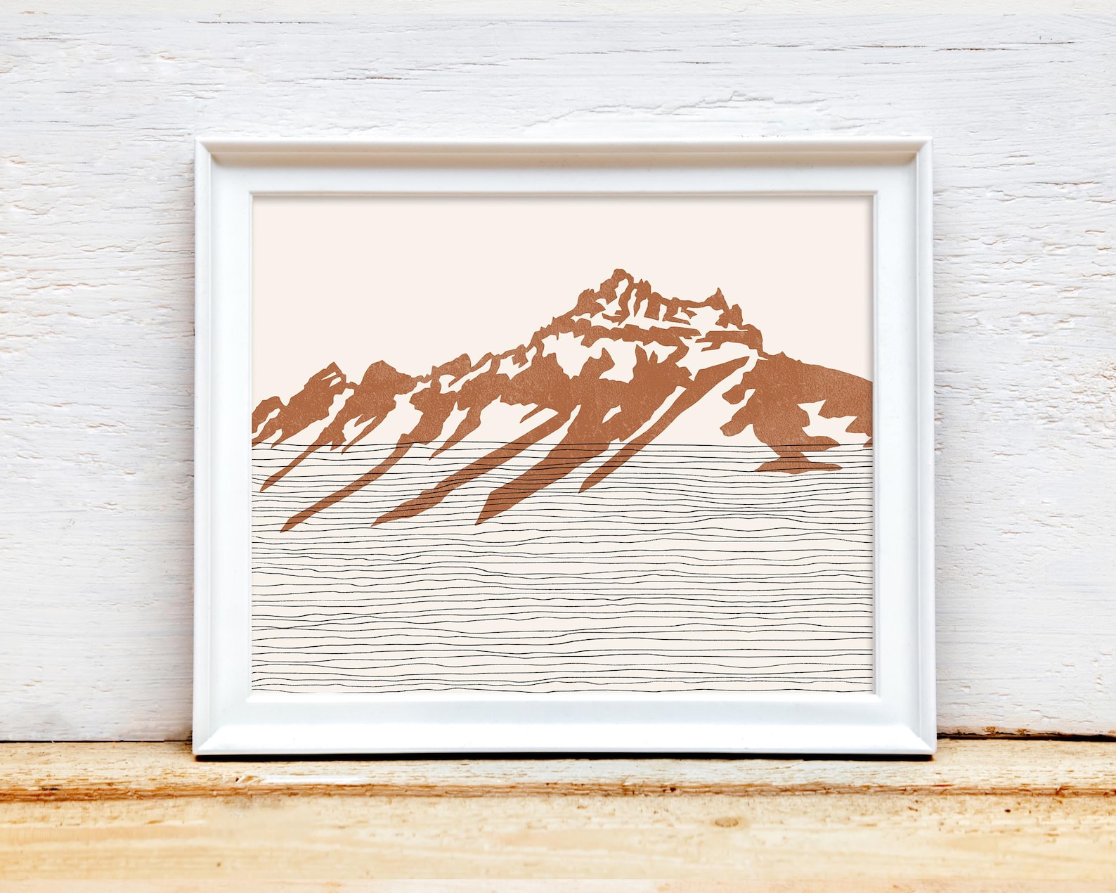 Boho Three Fingered Jack Art Print - Cascade Volcanic Arc, Oregon ...