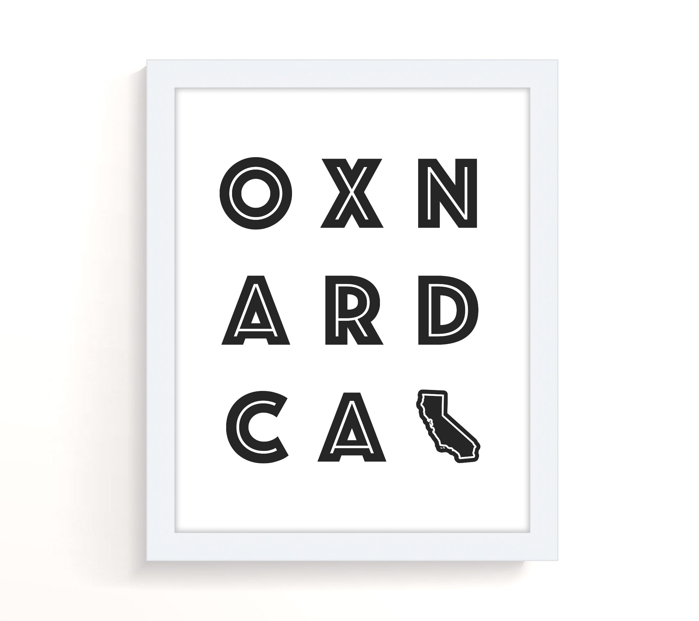 Oxnard California Art Oxnard Art Print California Gift - Etsy