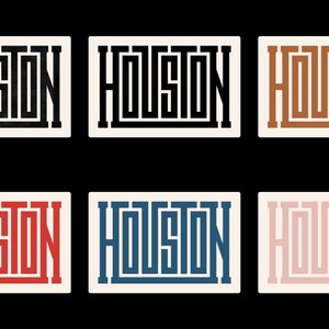 Houston Print - Houston Typography Design, Houston Texas Wall Art ...
