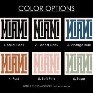 Miami Art - Miami Typography Design, Miami Florida Wall Art / Poster ...