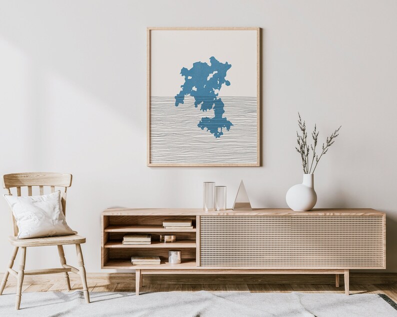 Big Lake Ely Art - Boho Big Lake Ely Print, Big Lake Ely Minnesota ...