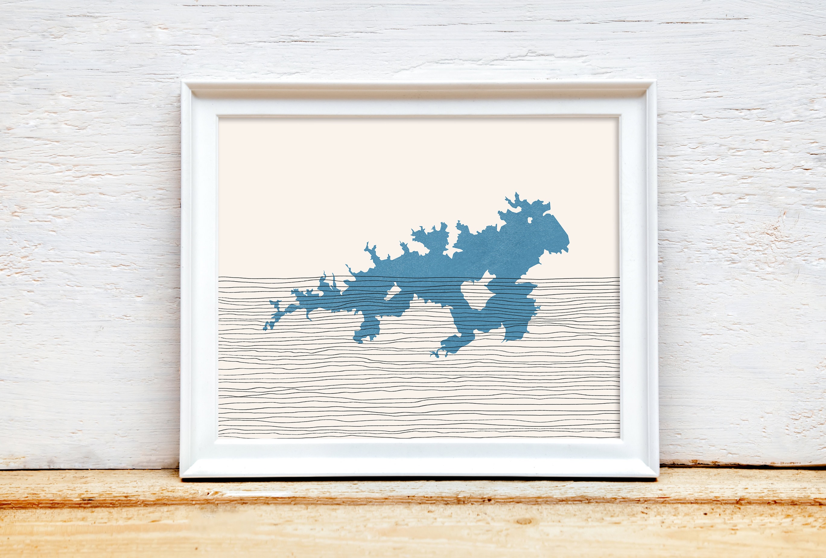 Lake Kickapoo Art - Boho Lake Kickapoo Print, Lake Kickapoo Picture ...