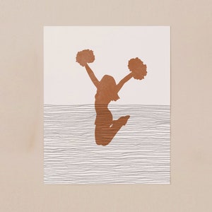 Cheer Art Cheer Wall Art / Room Decor, Cheerleader Poster, Girls Cheer ...